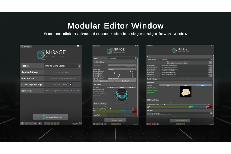 Mirage - Versatile Impostor System